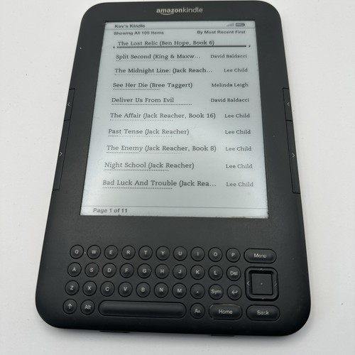 Amazon Kindle Keyboard D00901 3rd Generation 4GB, WiFi | eBay UK