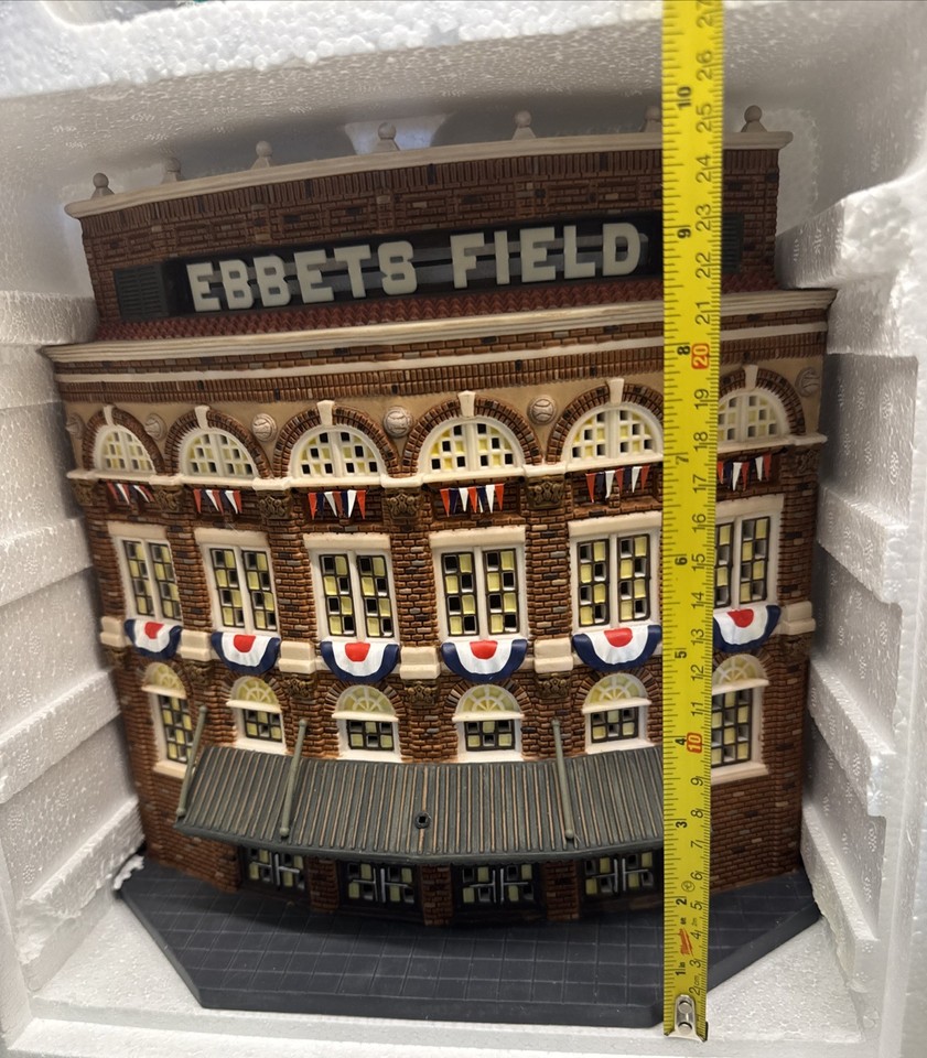 NEW Dept 56 Ebbets Field Christmas In The City Brooklyn Dodgers Stadium ...