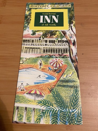 1955 MONTEREY CALIF MARK THOMAS INN at del monte BROCHURE /POST CARD ...
