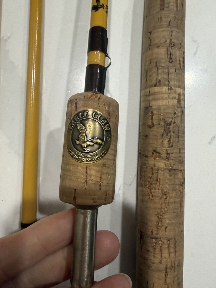 Vtg Eagle Claw Trailmaster Wright & McGill 8pc Five-Way Fishing Rod W ...