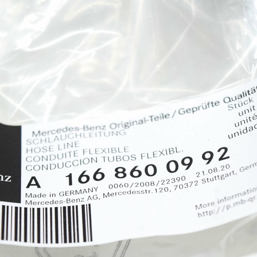 NEW MERCEDES-BENZ GLE W166 WIPER NOZZLE HOSE A1668600992 OEM NO DUTY TO ...