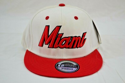 Miami Team Colors Snapback Caps by KBETHOS | eBay