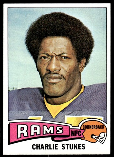 1975 TOPPS CHARLIE STUKES 4 LOS ANGELES RAMS #66 | eBay