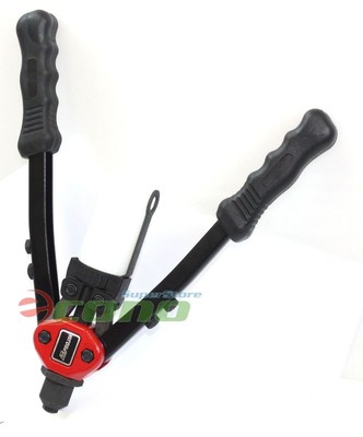 Heavy Duty Hand Riveter Rivets Rivet Gun w/ 5 Nosepieces 1/8 5/32 3/16 ...