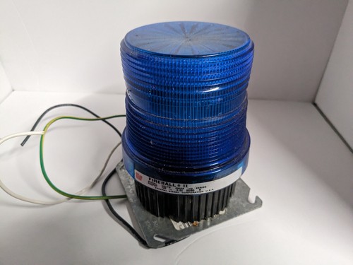 FEDERAL SIGNAL FIREBALL II STOBE WARNING LIGHT FB2PST GREEN | eBay