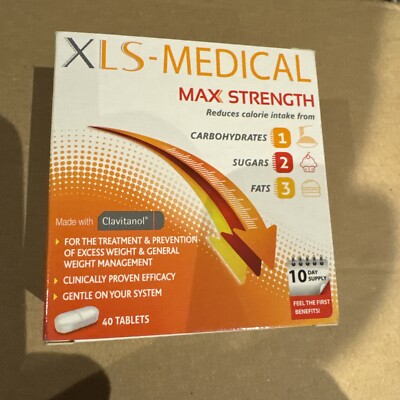 XLS Medical Max Strength Tablets - Best Before End 10/25 - 10 Day | eBay UK