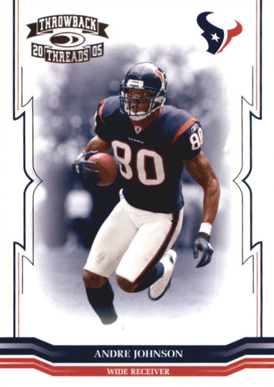 2005 Throwback Threads #59 Andre Johnson Houston Texans HOF | eBay