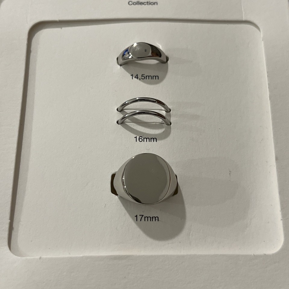 Zara Pack Of Rings Monday To Friday Collection New In Box | eBay