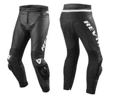 Revit Motorbike New Motorcycle Rider Racing Leather Pant CE approved | eBay