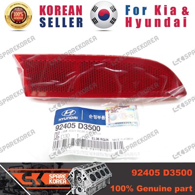 Genuine/OEM 92405D3500 LAMP ASSY-REAR R/REFL,LH for Hyundai Tucson 18 ...