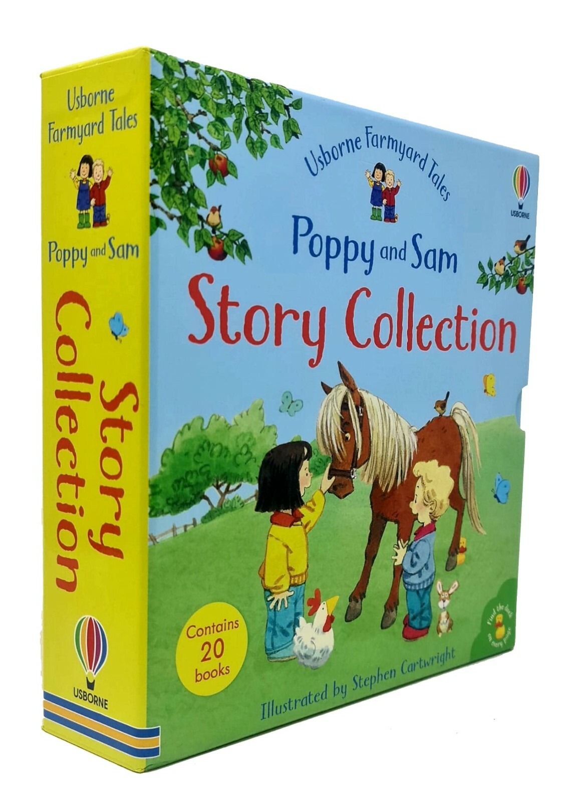 Usborne Farmyard Tales Poppy and Sam Series 20 Books Box Set By Heather ...