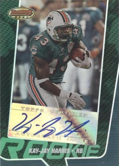 2005 Bowman's Best - Rookie Kay-Jay Harris #147 Green /599 (AU, RC) for ...