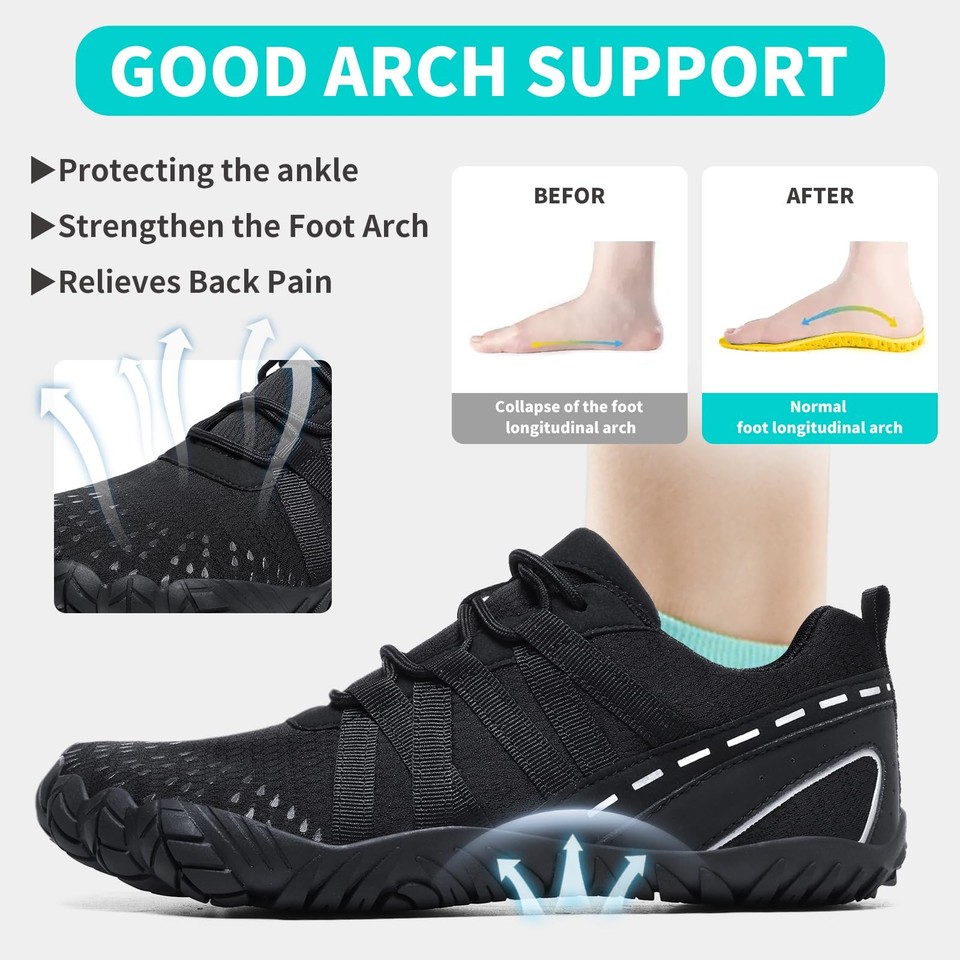 Barefoot Shoes Women Men Minimalist Zero Drop Wide Toe Box Water Shoes ...