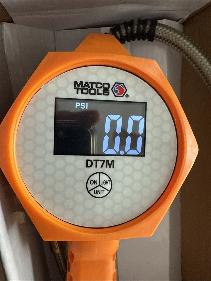 Matco tools rechargeable digital tire inflator orange dt7m | eBay