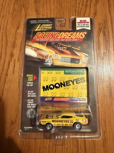 Johnny Lightning MoonEyes Funny Car Racing Dreams One Time Production ...