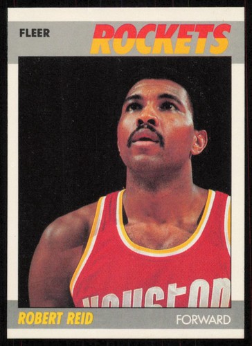 1987-88 Fleer #91 Robert Reid Houston Rockets Card | eBay