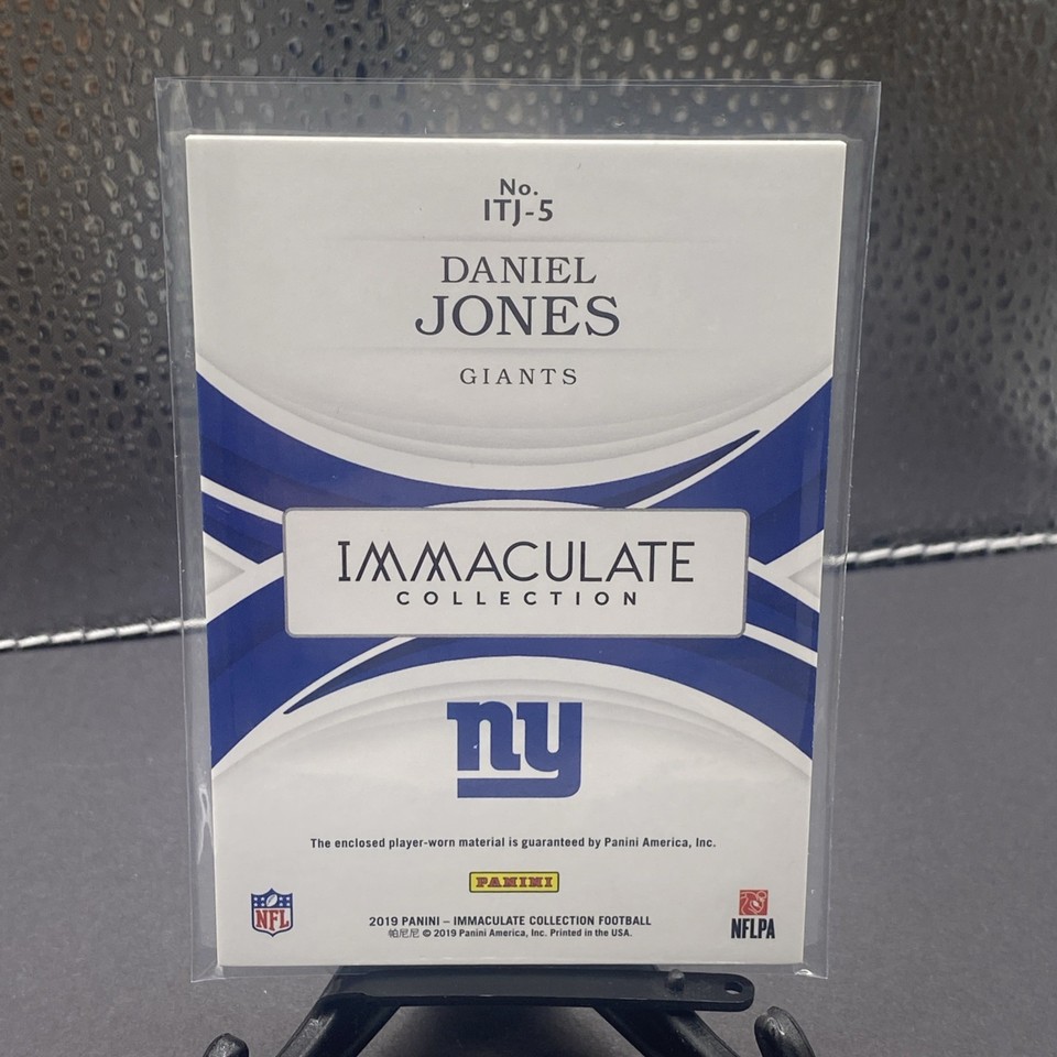 2019 Immaculate Collection Daniel Jones Rookie Triple Jersey #38/49 | eBay