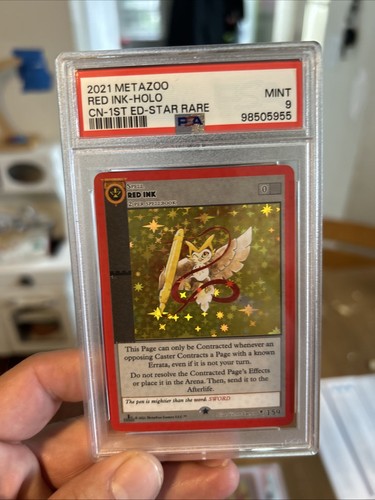 Metazoo Red Ink Star Rare ⭐️ PSA 9 | eBay