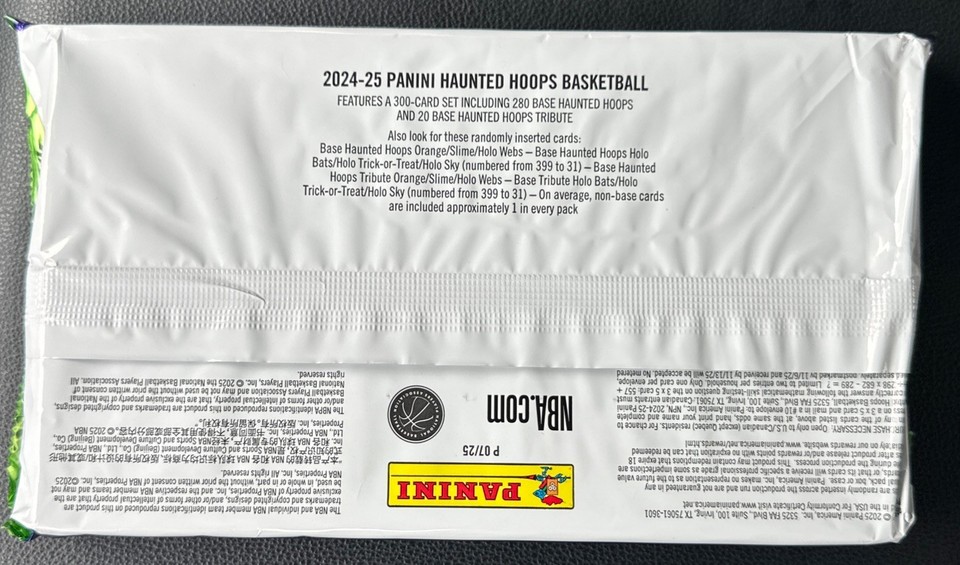 2025 Panini NBA Basketball Haunted Hoops Cards Bundle Box Factory ...