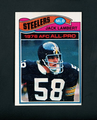 Jack Lambert 1977 Topps All-Pro (HOF) Pittsburgh Steelers #480 NM+ | eBay