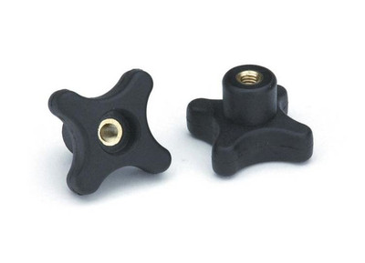 Plastic Handwheel - Cross Handwheel With Threaded Through Female Insert ...