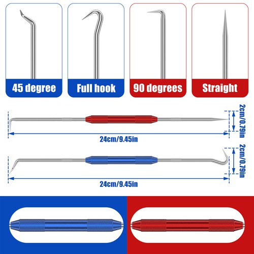 4Pcs Double Pointed Scriber Straight 45° 90° Metal Scribe Tool Hook ...