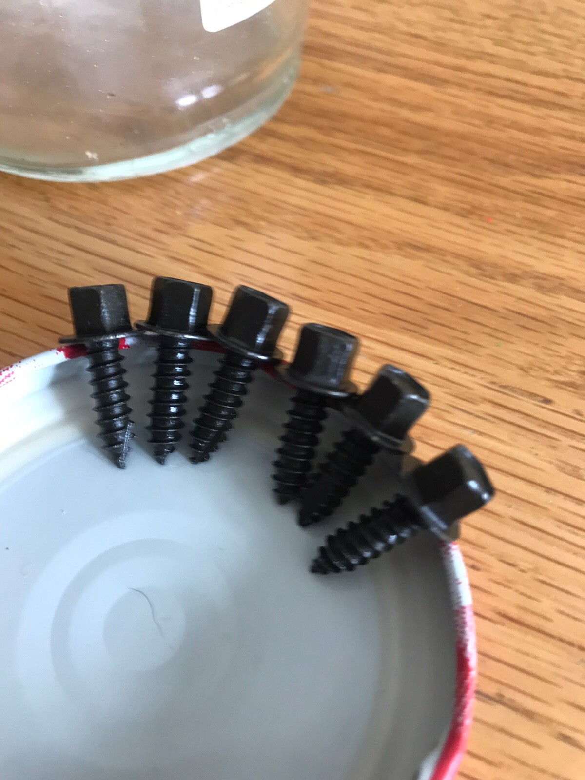 Gm #9417226 Top hat screw re-plated black, various logos available ...