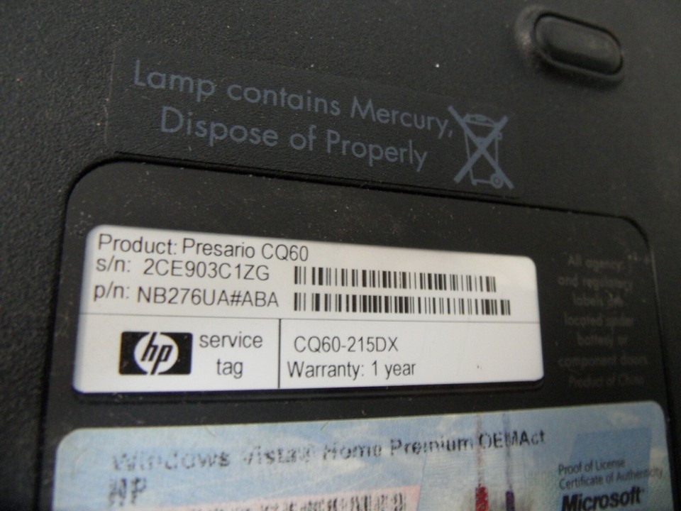 Compaq Presario 2100 / AMD Athlon @ 2.28 GHz, 4GB RAM / For Parts ...