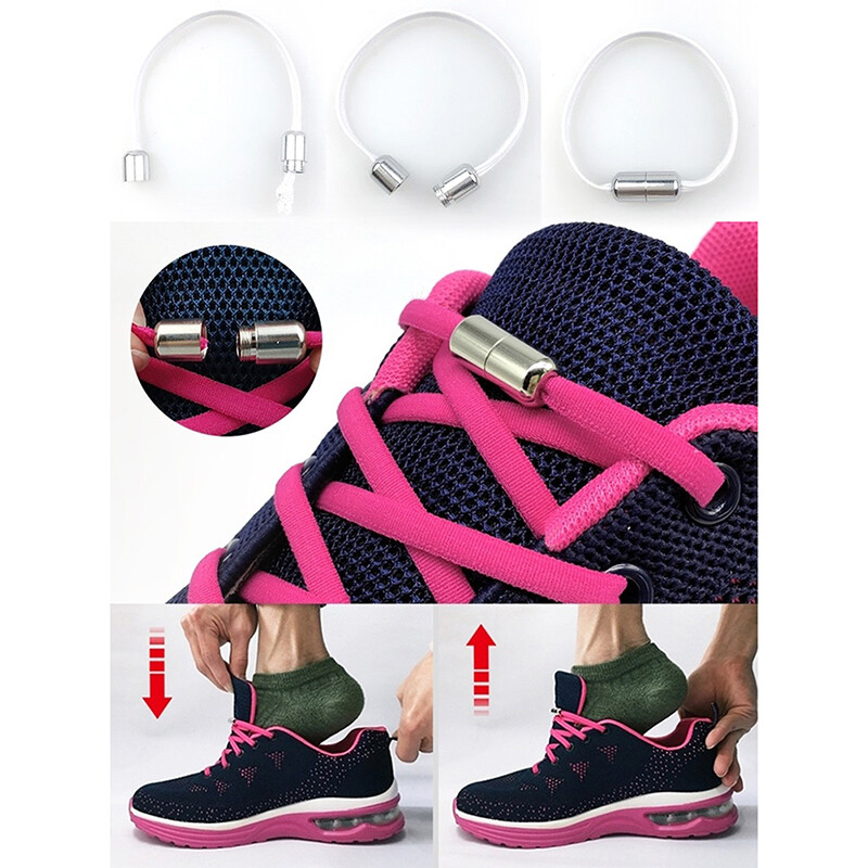 10pcs Capsule Shoelace Buckle No Need Tie Flat Anchor Shoe Laces ...