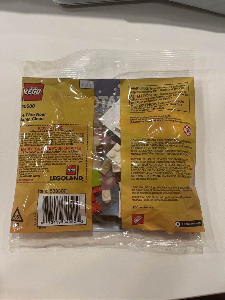 LEGO 30580 Creator Santa Claus Polybag 673419340922| eBay