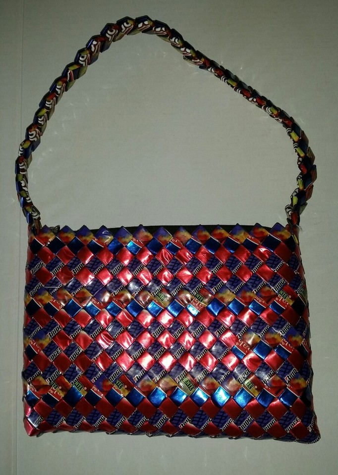 One of a Kind Prison Art Handmade Purse Handbag Zipper Closure | eBay