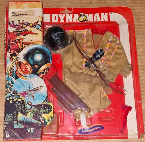Dynaman Gi Joe Bootleg Barter Toys 12" INDIAN WARRIOR Action Man Figure ...
