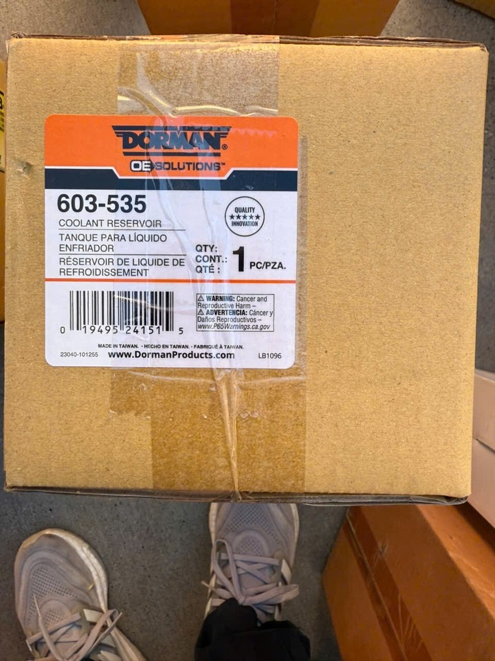 Engine Coolant Reservoir-Recovery Tank Dorman 603-535 | eBay