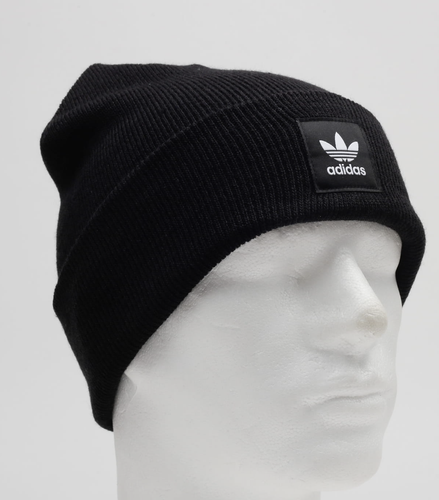 Adidas Beanie AC Cuff Knit Hat Winter Black Head-wear Warm Casual GYM ...