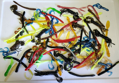 Soft Plastic Baits - lot - Preferred Plastics- 50 Qty. MIX Sizes | eBay
