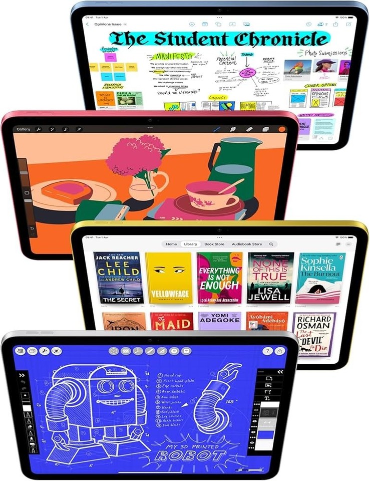 Apple iPad 11-inch: A16 chip, 128GB, 12MP Front / 12MP Back Camera ...