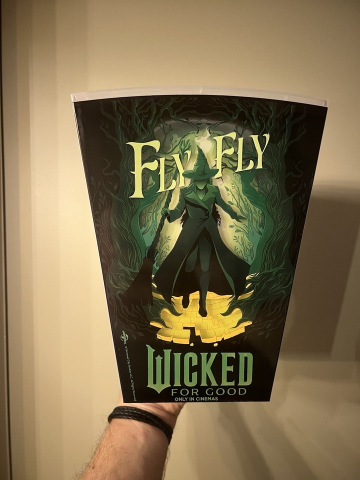 Wicked For Good LED Popcorn Bucket Light up Cineworld UK Exclusive In ...