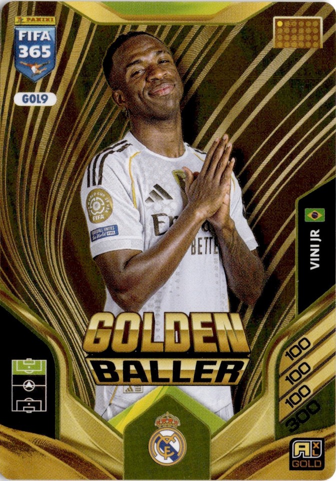 Panini FIFA 365 Adrenalyn XL 2026 - Golden Baller Karten (GOL ...