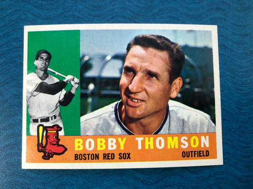 1960 TOPPS BASEBALL CARD BOBBY THOMSON #153 (NM) | eBay