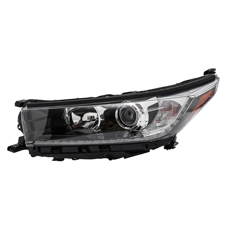 For Toyota Highlander 2017 - 2019 Halogen w/LED DRL Headlight (Left ...