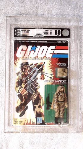G.I Joe AFA graded Dusty-80 nm- 34 back peach file card | eBay