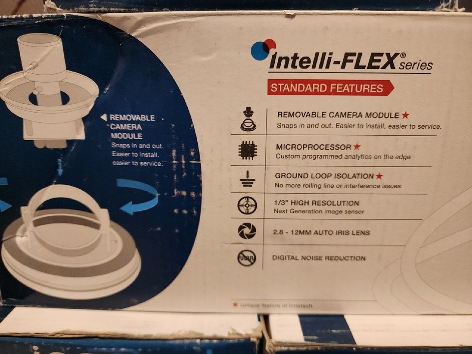 LOT OF 4x Innotech IP Network Security Camera Indoor Dome EXCA233CAT5 ...