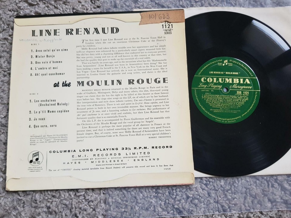 10" Vinyl Line Renaud at the Moulin Rouge UK LP | eBay