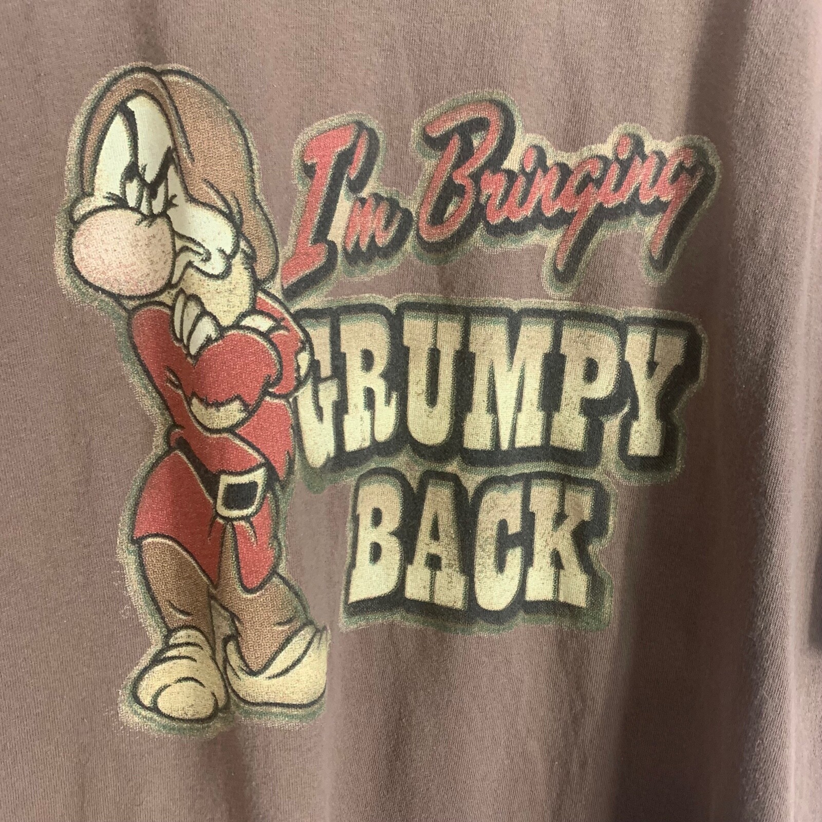 Vintage Disney Snow White Grumpy I'm Bringing Grumpy … - Gem