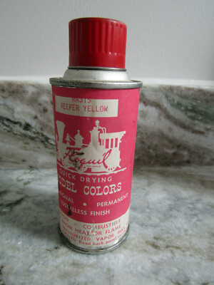 FLOQUIL RAILROAD COLORS MODEL PAINT by TESTORS - VINTAGE REEFER YELLOW ...