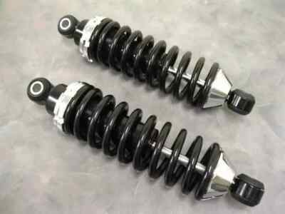 Street Rod Rear Coil Over Shock Set w 400 Pound Springs Black Coated ...