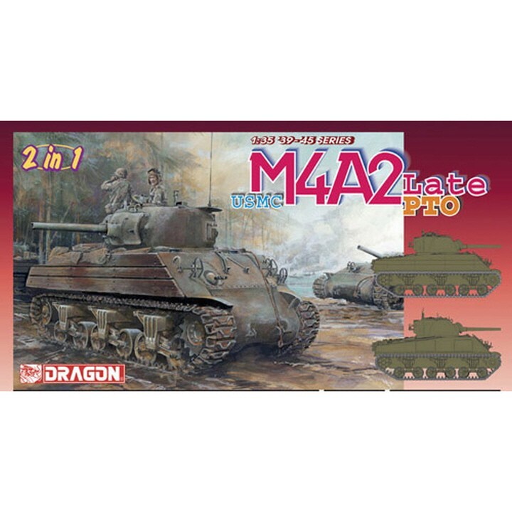 Dragon #6462 1/35 U.S. Marine M4A2 Sherman | eBay