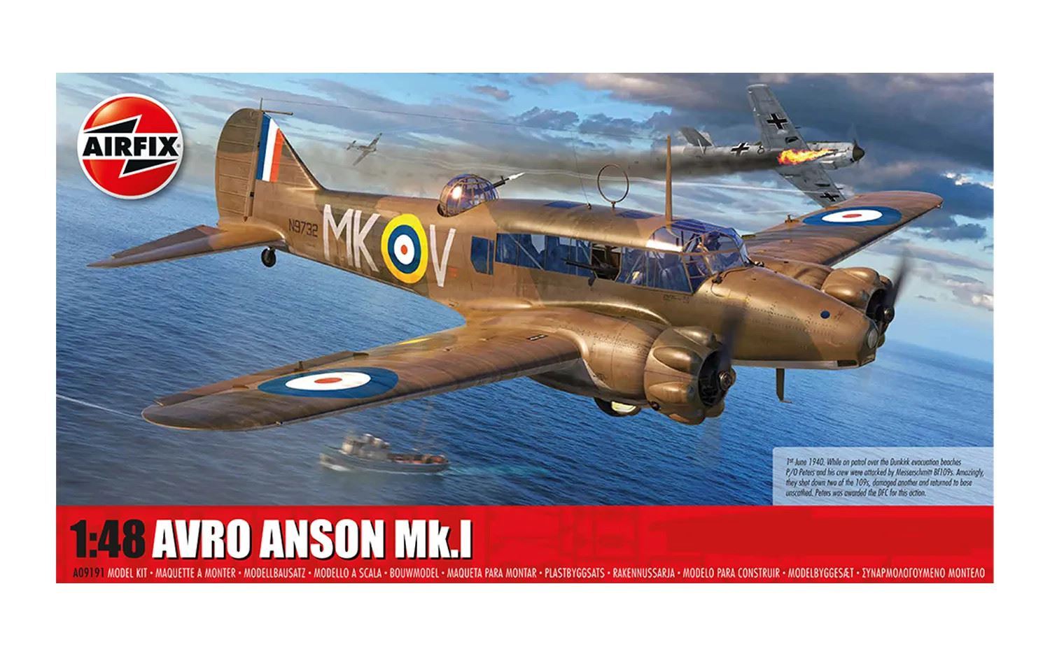 Avro Anson Mk.I - 1:48 scale Airfix A09191 | eBay UK