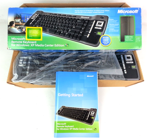 Microsoft Remote Keyboard for Windows XP Media Center Edition OPEN BOX ...