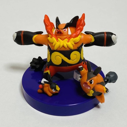 Rittai Pokemon Zukan Mini Figure Tepig Pignite Emboar | eBay Australia